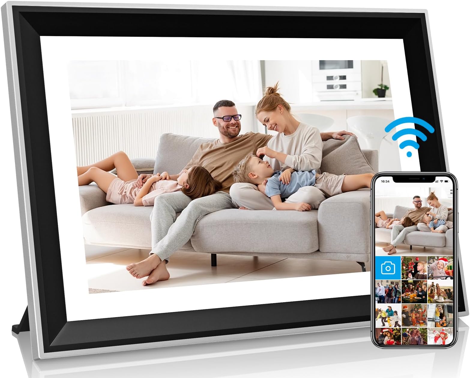 Amazon.com: Aluratek 10" WiFi Digital Photo Frame with Touchscreen ...