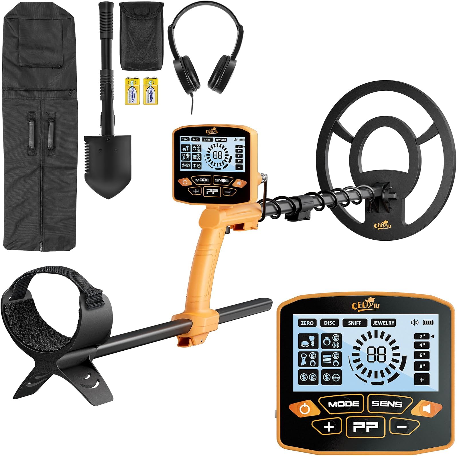 Amazon.com : CEED4U Metal Detector for Adults, High Accuracy Metal ...