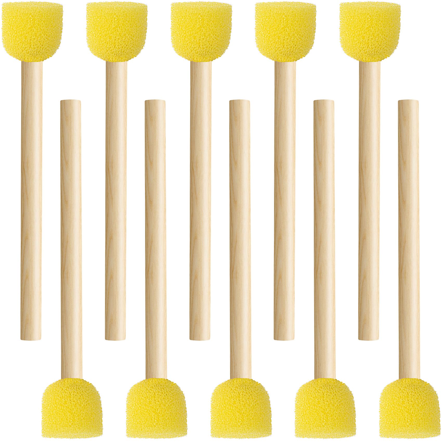 Amazon.com: Pndeyo 10pcs 0.6'' Sponge Brushes for Painting, Round Foam ...