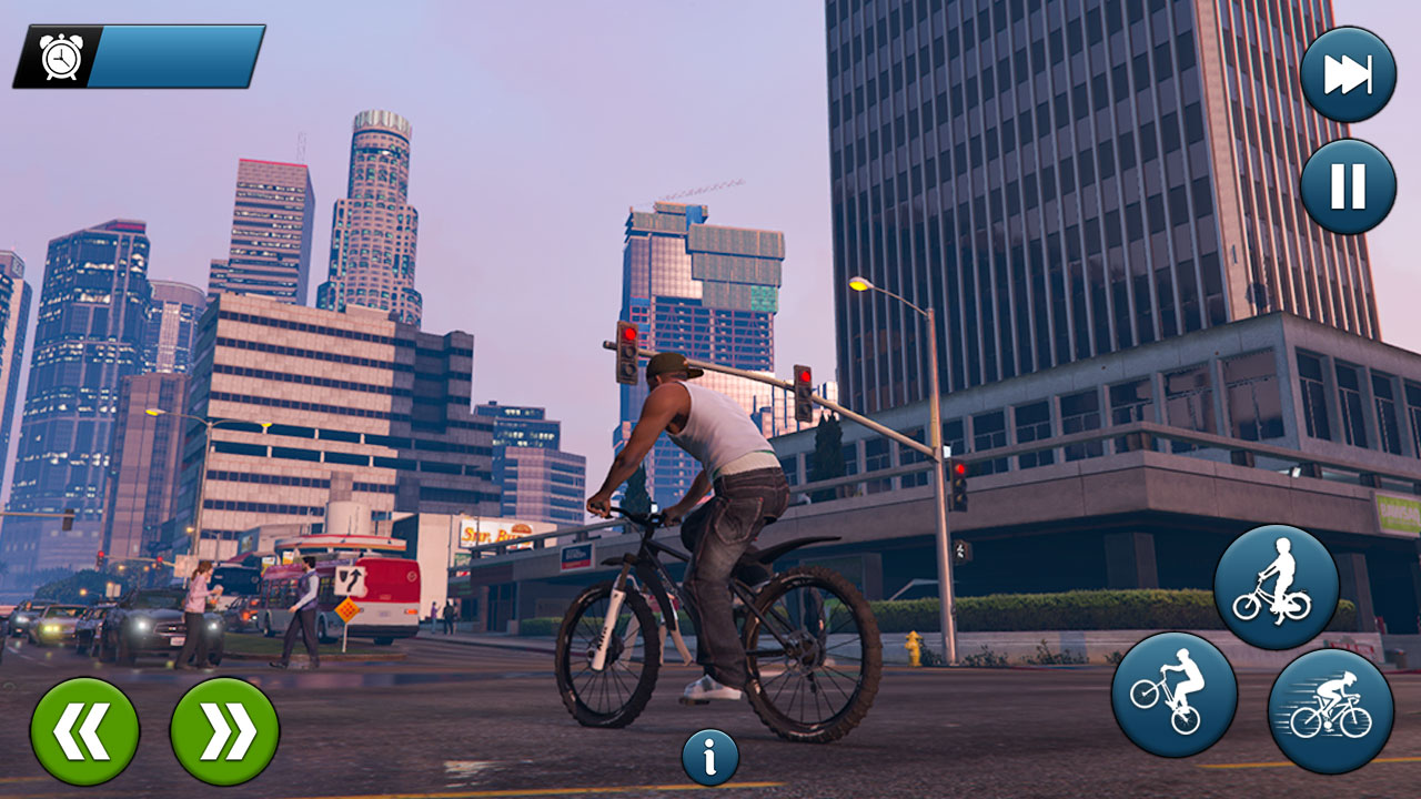 Open World Gangster Bicycle Racing Games Grand Dirt Bike Stunts - App ...