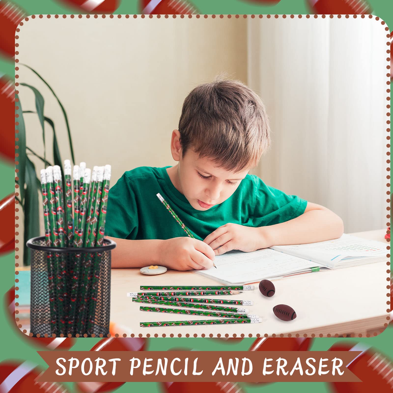 Snapklik.com : TaoBary 32 Pcs Sport Pencils For Kids Soccer Baseball ...