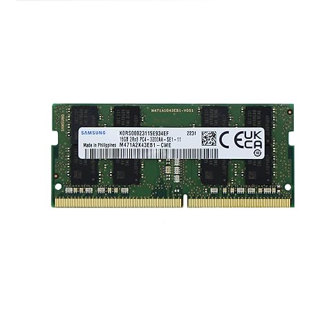 Samsung 16GB (1x16GB) DDR4 3200MHz PC4-25600 SODIMM 2Rx8 CL22 1.2v ...