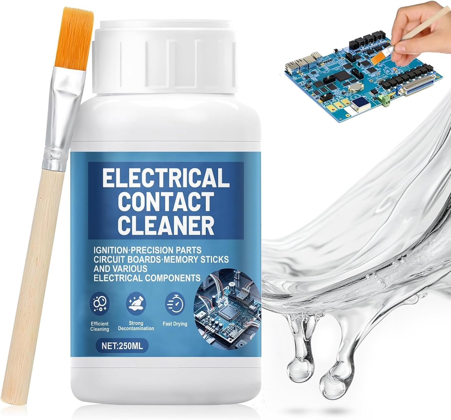 Amazon.com: JAOJAO Electronic Contact Cleaner, Circuit Board Cleaner ...