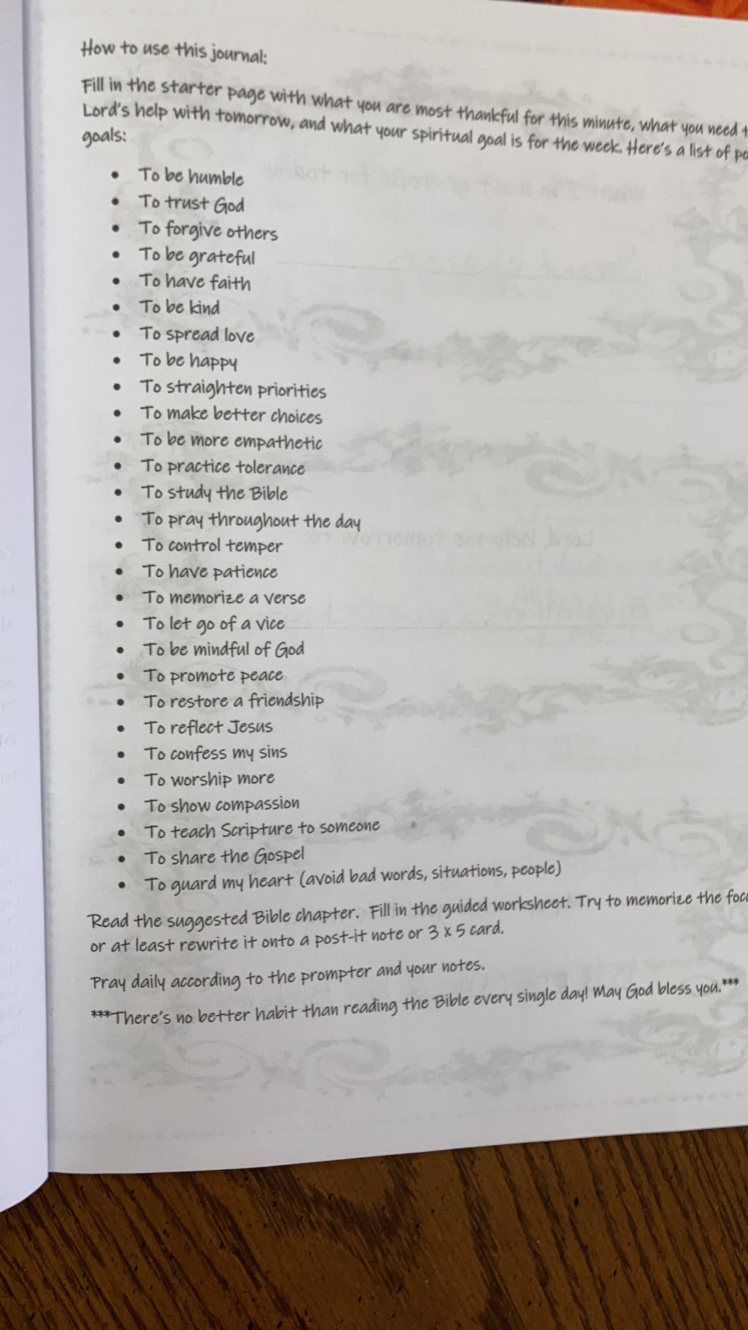 Prayer Journal and Bible Study: A Devotional Guide for Prayer and Bible ...