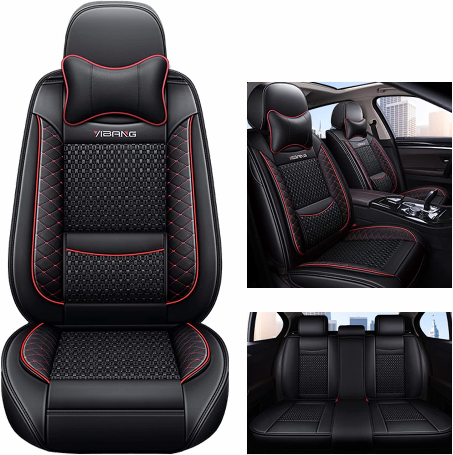 Cungko Sitzbezüge Auto Set Zubehör für BMW Z4M E85 Z4 E86 Z4M E86 Z4 ...