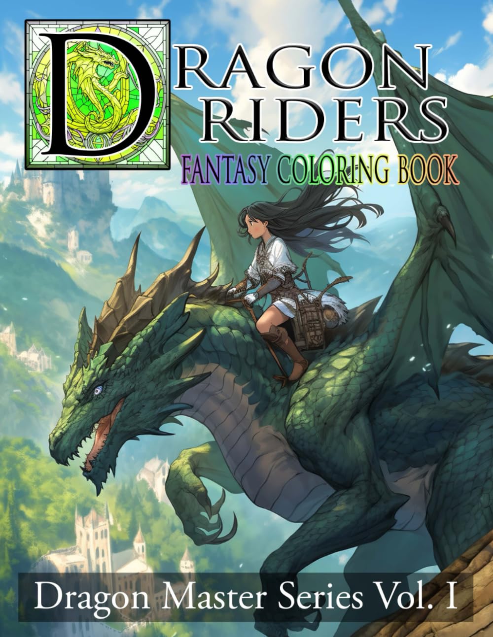 Amazon.com: Dragon Riders: Fantasy Coloring Book (Dragon Master Series ...