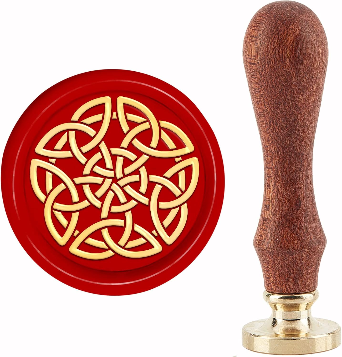 Amazon.com: CRASPIRE Celtic Knot Wax Seal Stamps Vintage Removable ...