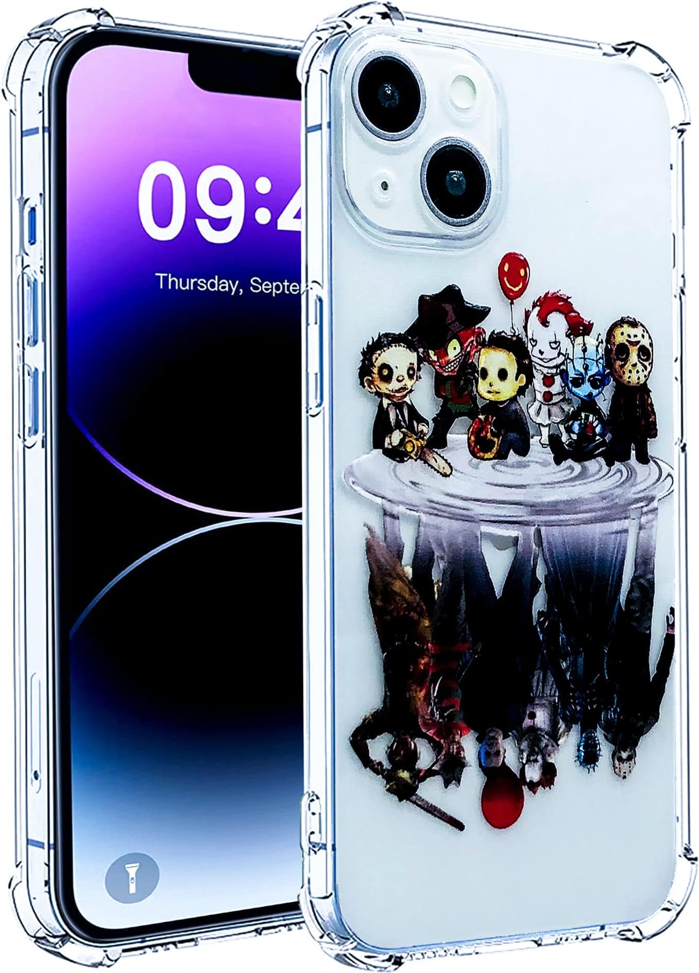 Amazon.com: Sistger Compatible with iPhone 14 Case Classic Love Horror ...