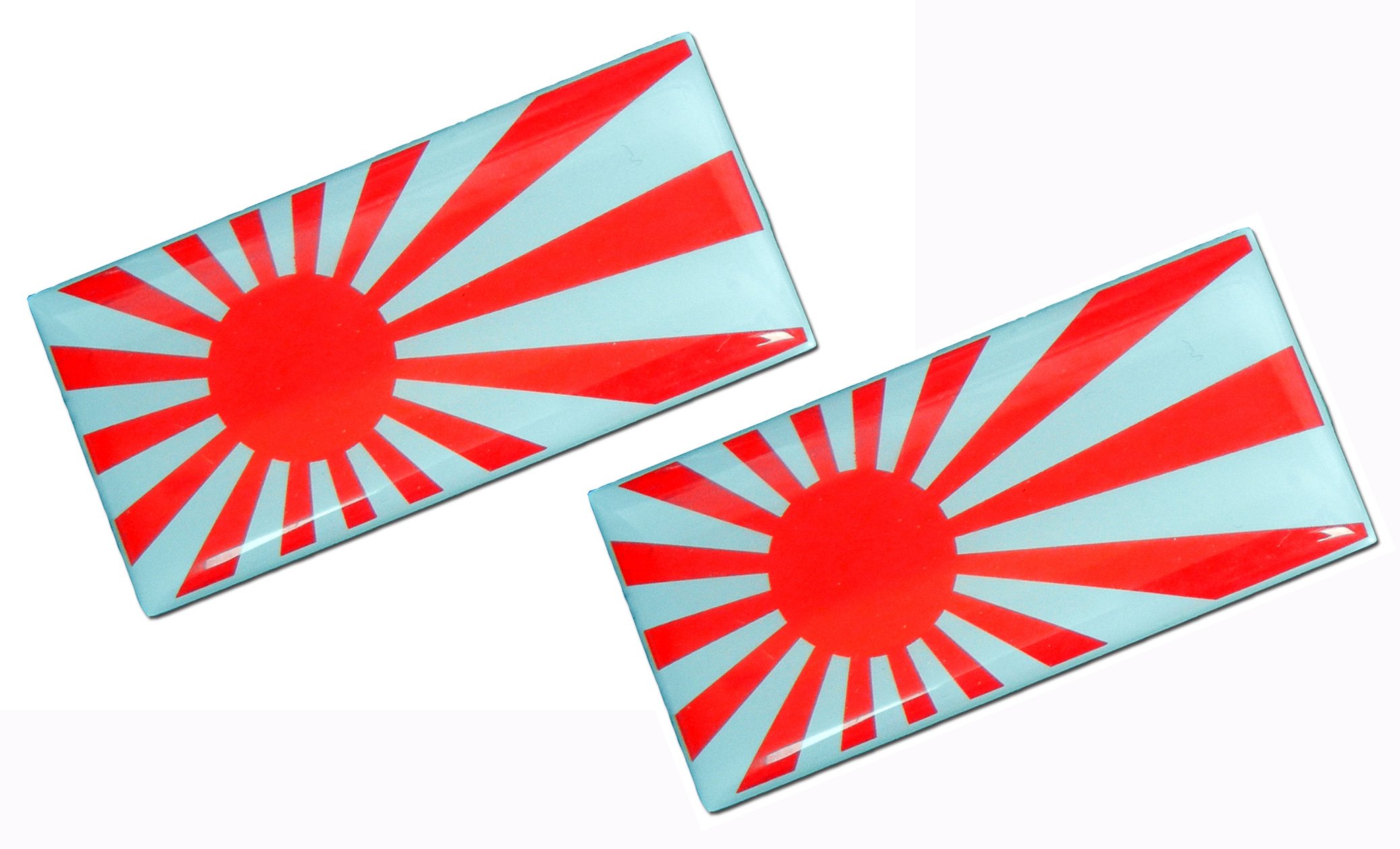 Amazon.com: 2 x (Pair/Set of 2) Japan RISING SUN FLAG Japanese National ...