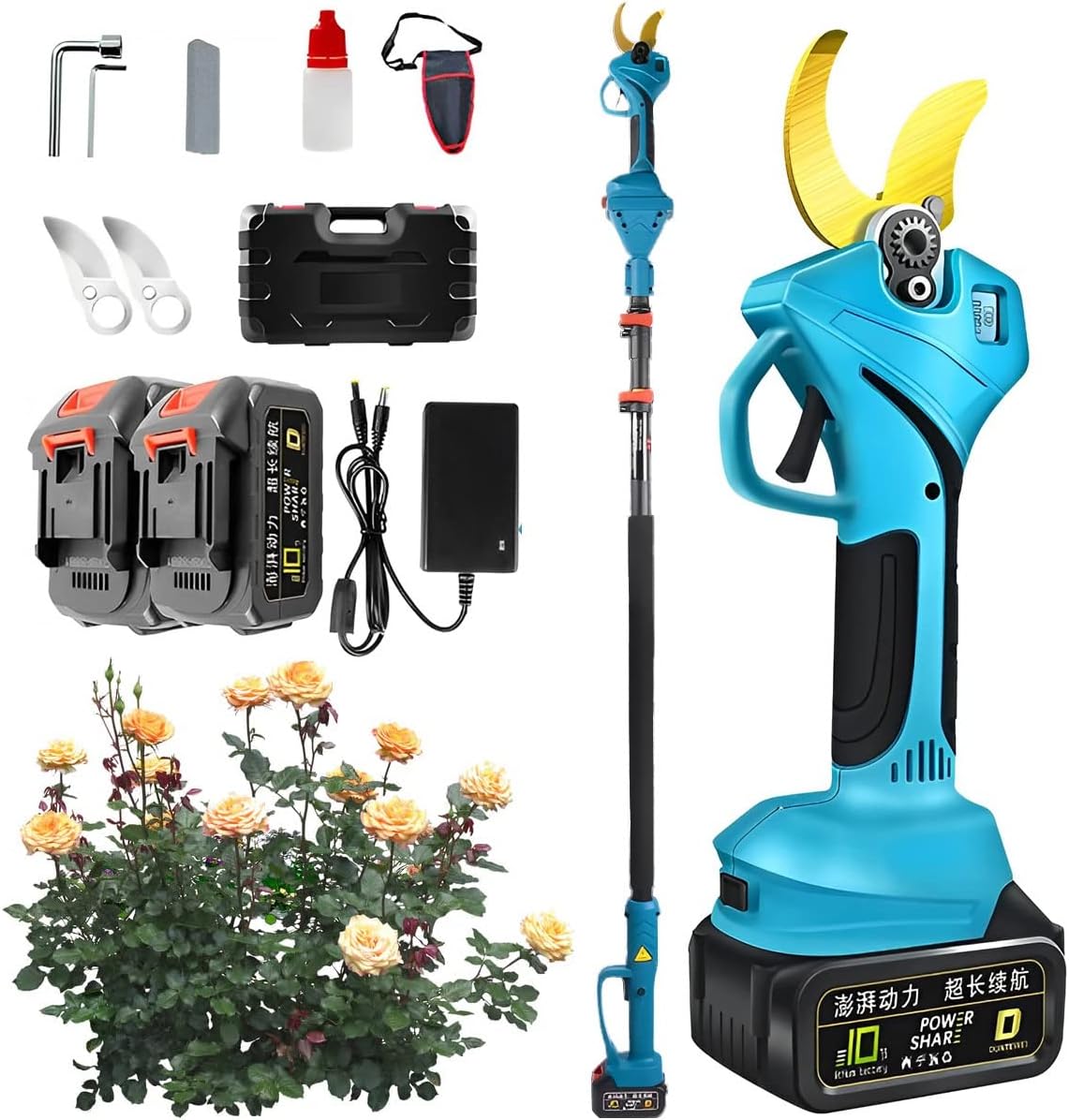 Forbici Potatura Elettriche 50mm Professionali, Cesoie Elettriche Per ...