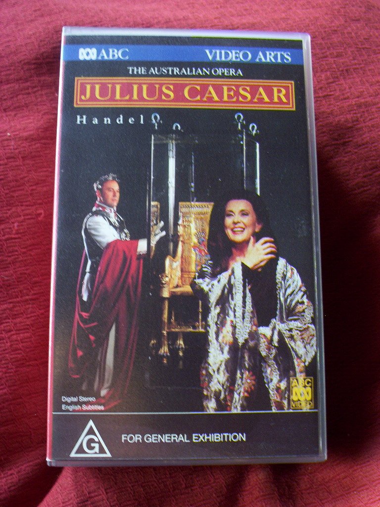 Amazon.com: THE AUSTRALIAN OPERA. JULIUS CAESAR. HANDEL. 1994 2x VHS ...