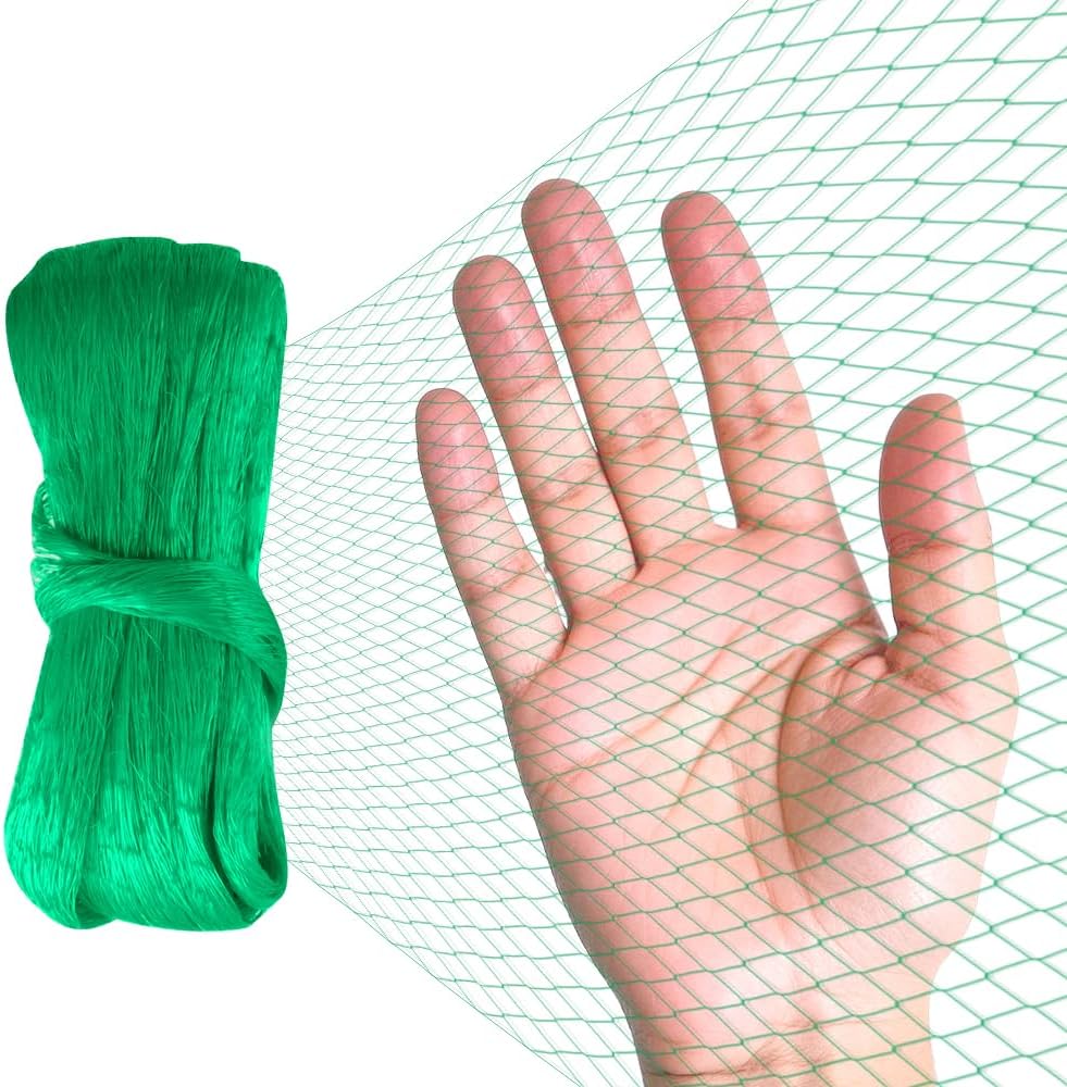 4m X 5m Green Garden Netting for Plants Fruit Veg Patch Grass Seeds ...