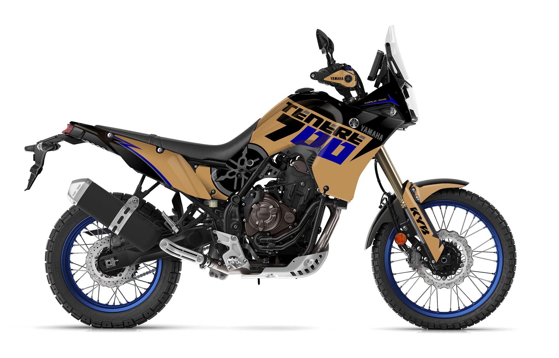 Amazon.com: Motostill Graphics Decal Kit Compatible with Tenere 700 T7 ...