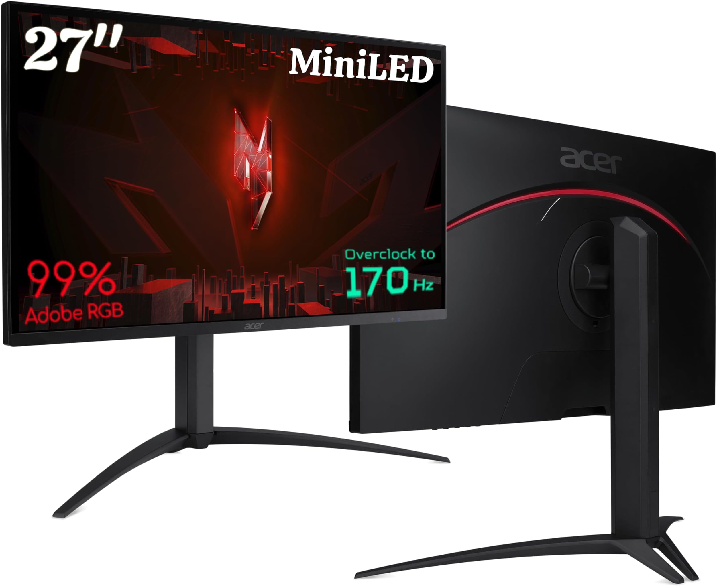 AOC AG275FS/94 27" FHD Fast IPS Monitor | 360Hz Refresh Rate | 0.5 ...