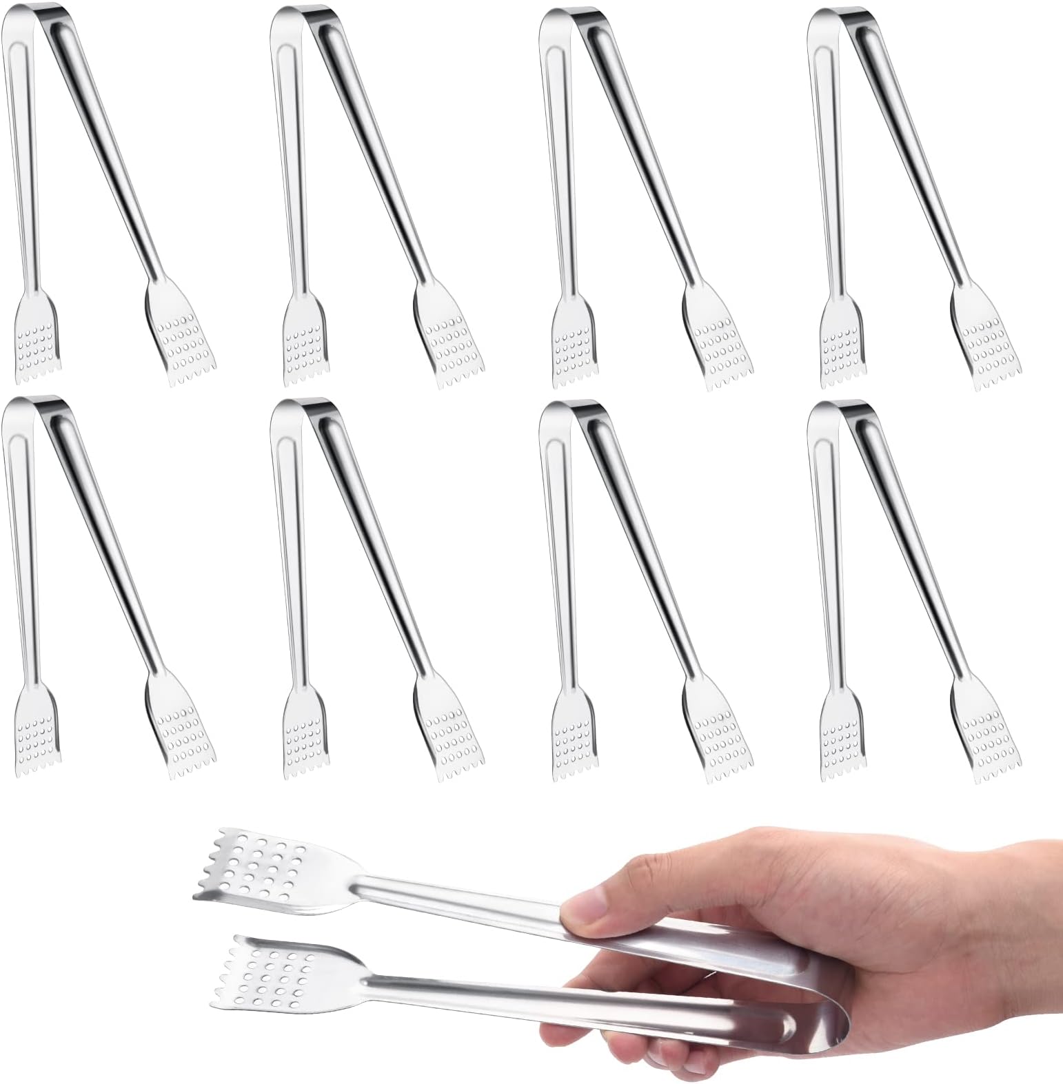 Amazon.com: Prepworks by Progressive Appetizer Tongs, Stainless Steel ...