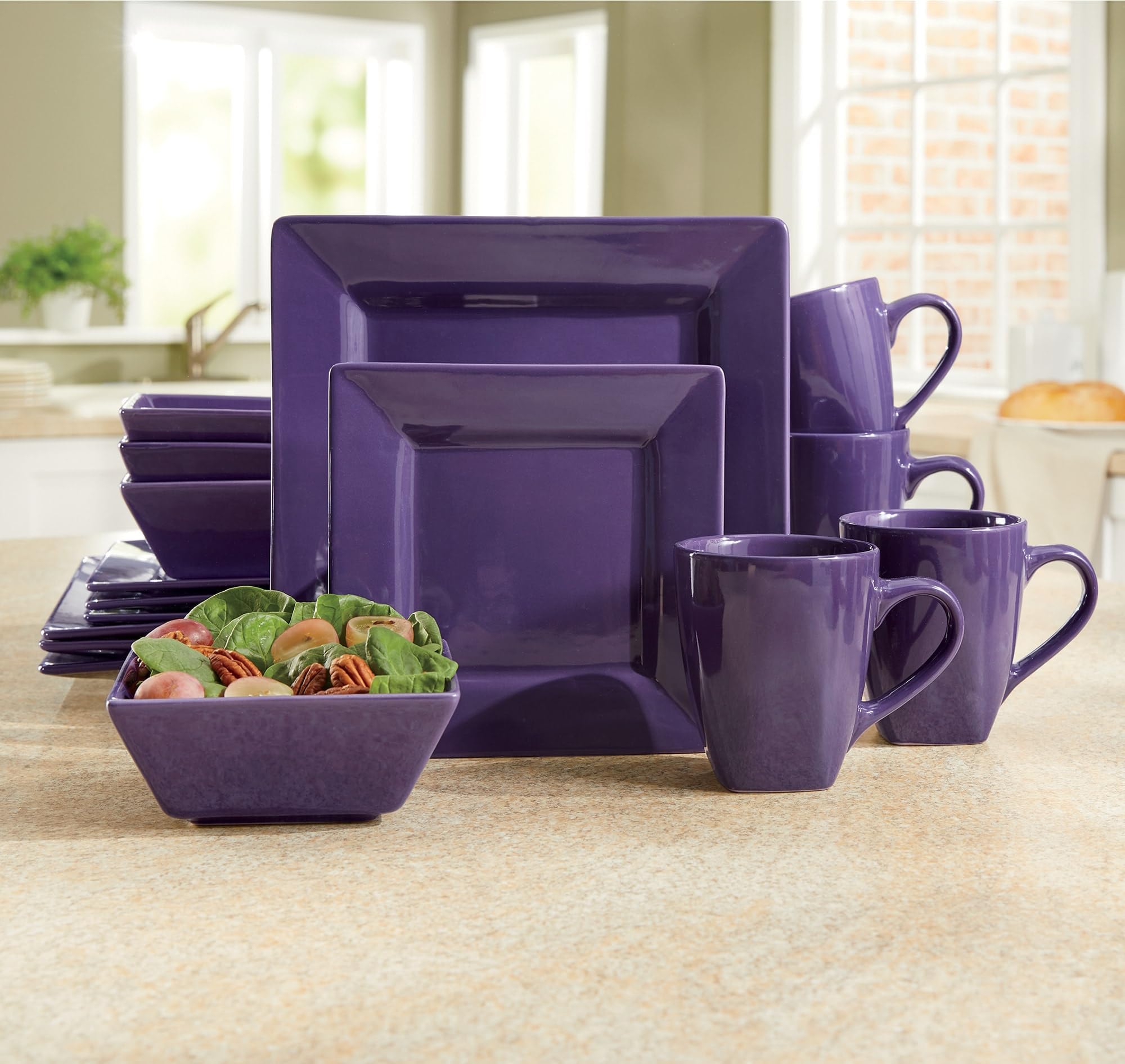 Amazon.com | Rachael Ray Cucina Dinnerware 16-Piece Stoneware ...