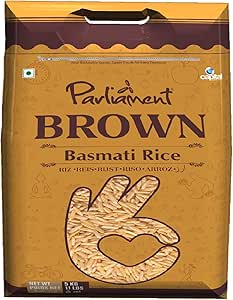 Parliament Brown Basmati Rice 5Kg : Amazon.ae: Grocery