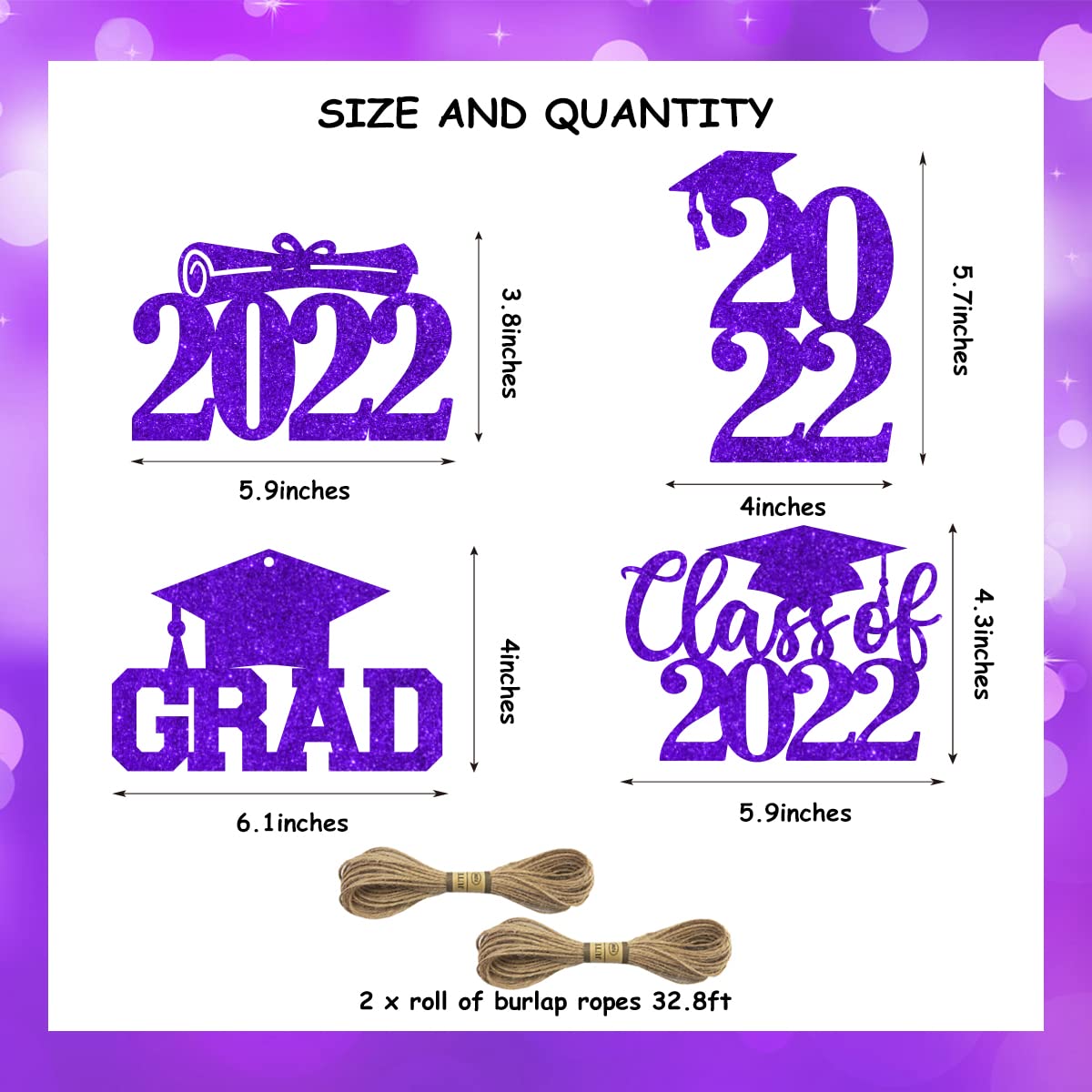 Purple Graduation Clipart 2022