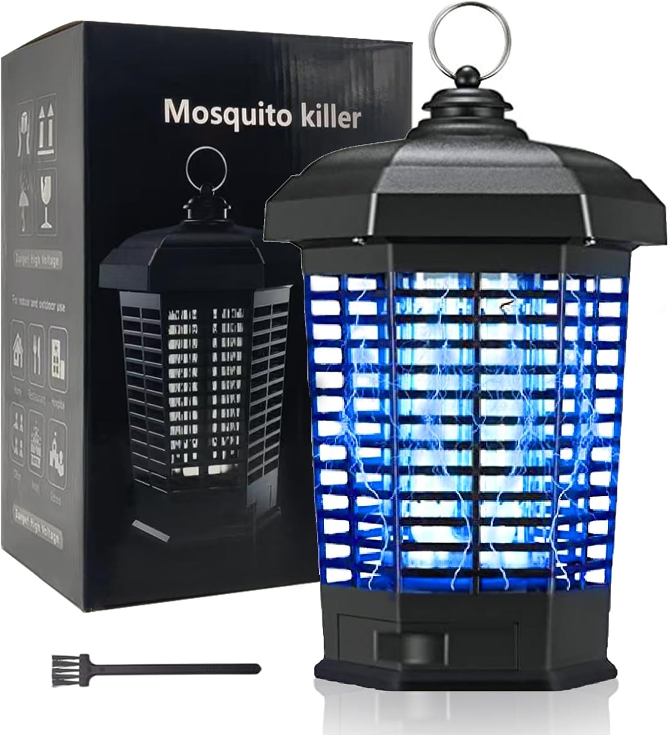 oolong Bug Zapper Electric Fly Trap,Mosquito Zapper 4200V Light Insect ...