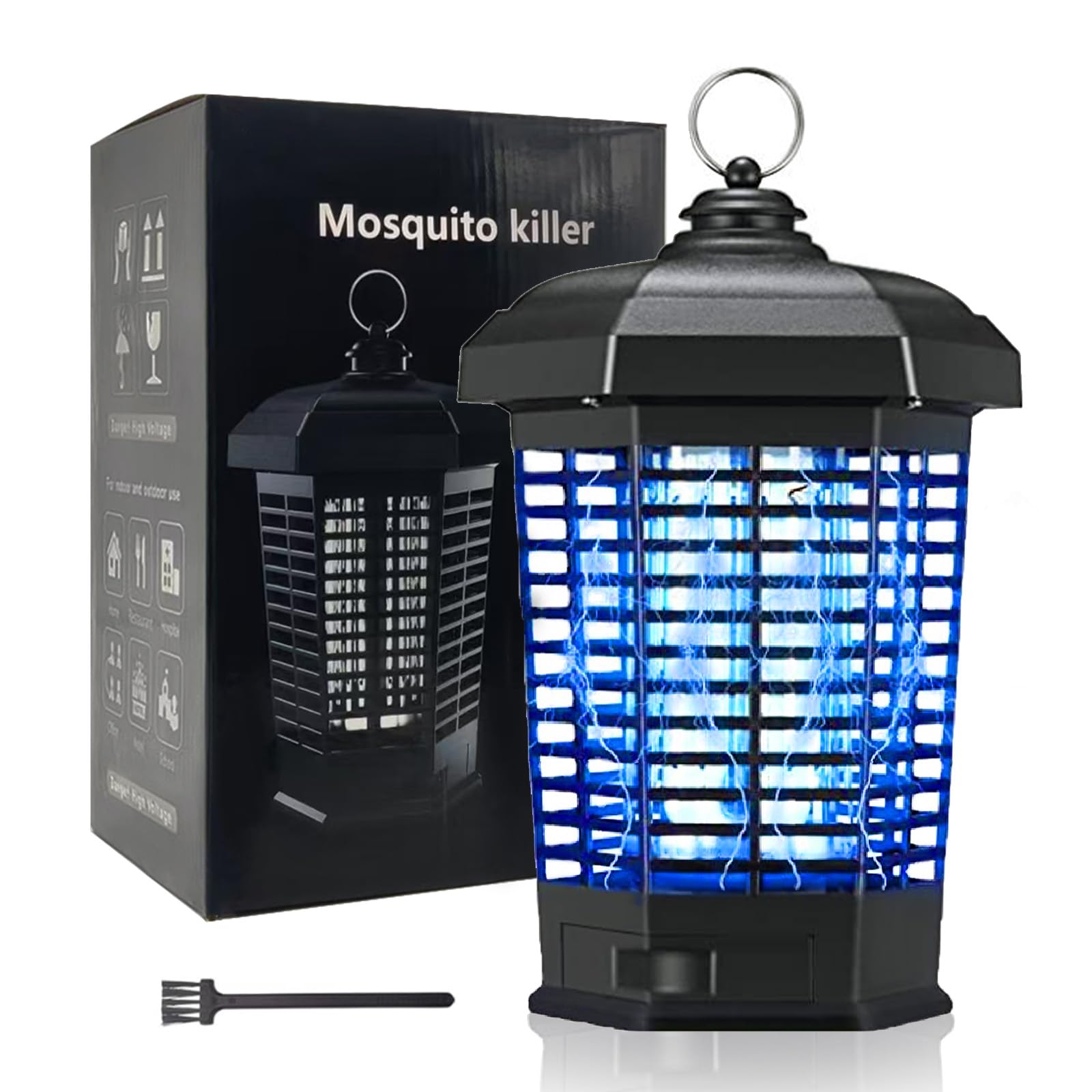 oolong Bug Zapper Electric Fly Trap,Mosquito Zapper 4200V Light Insect ...