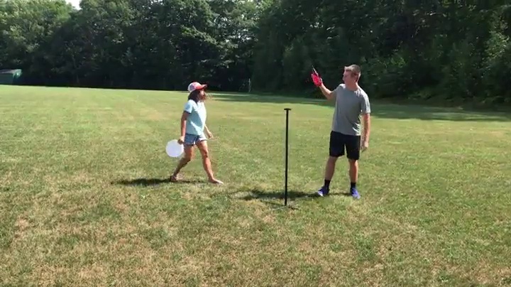 Watch Driveway Games Catch The Bottle Flying Disc Game Catch The Bottle ...