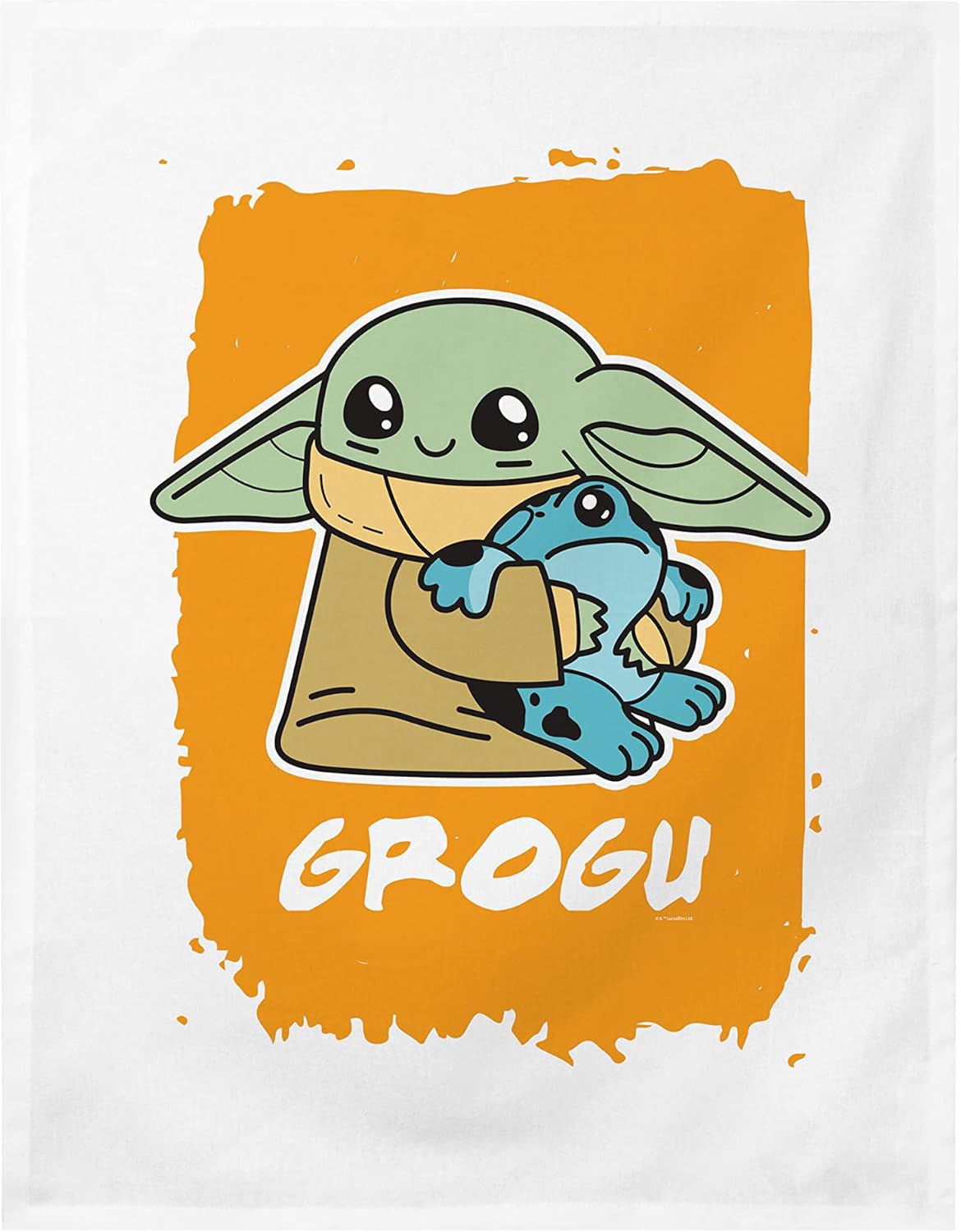 Amazon.com: Star Wars Baby Grogu Grogu Frogs Dish Towel : Home & Kitchen