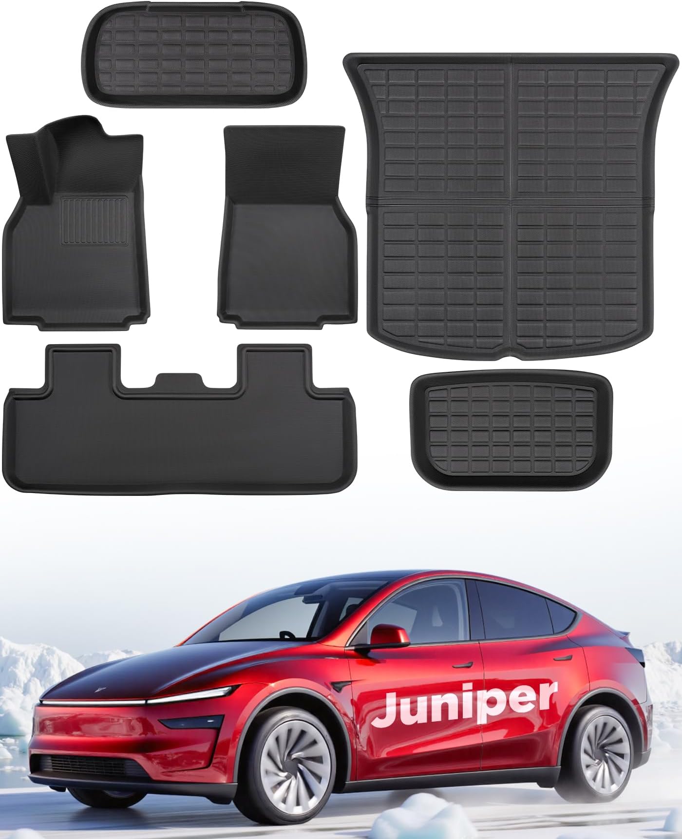Amazon.com: TAPTES New Model Y Juniper Floor Mats 2025 2026 | All ...