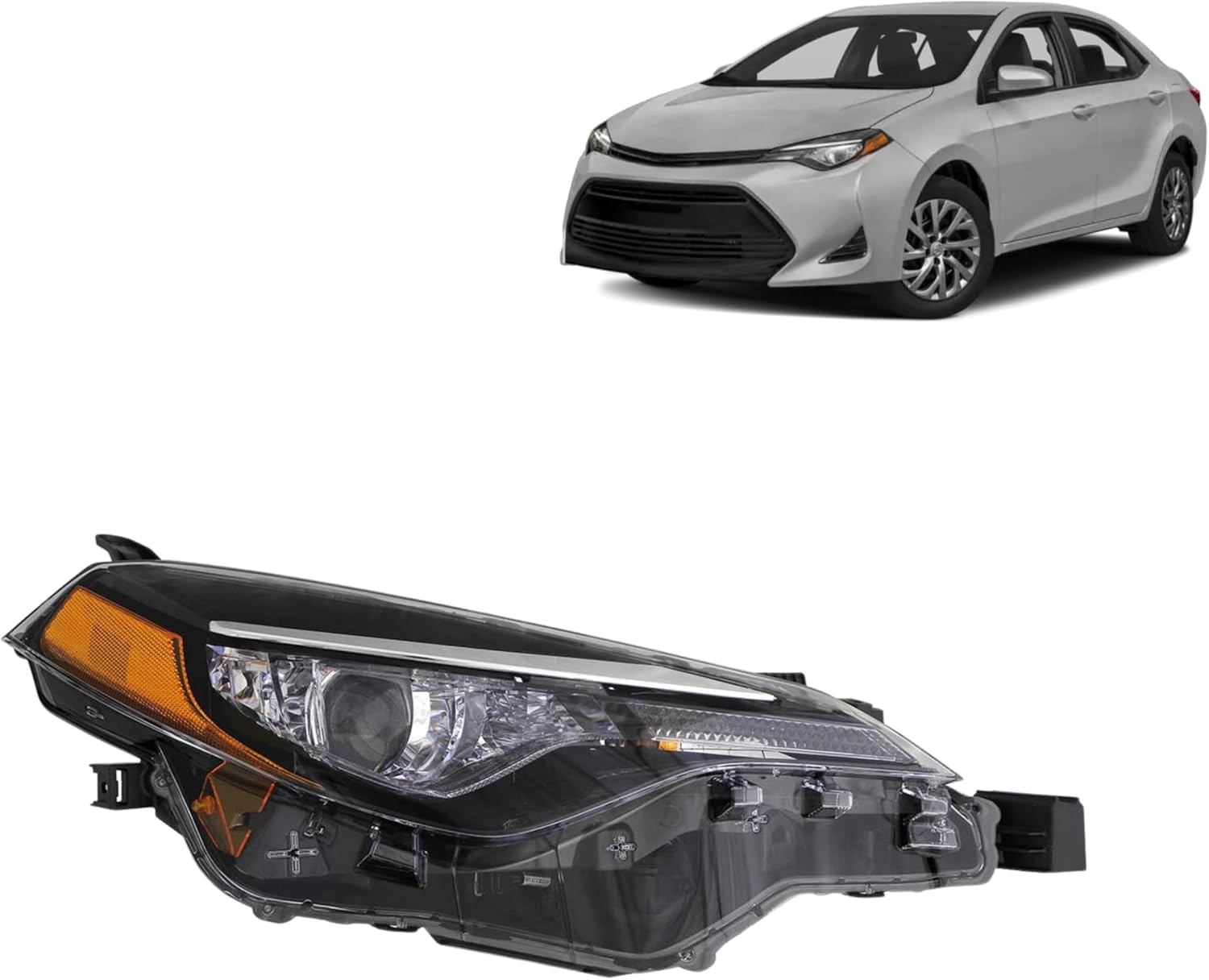 Amazon.com: Replacement For Toyota 2017 2018 2019 Corolla CE/L/LE/LE ...