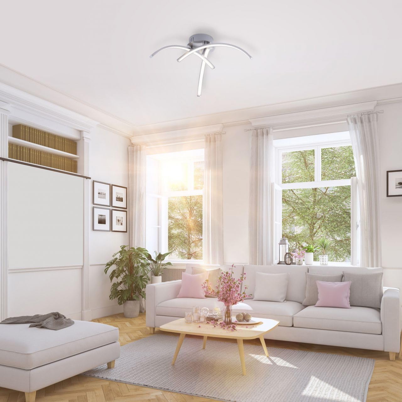 Leuchten Direkt VALERIE 15341-55 LED Ceiling Light Instruction Manual