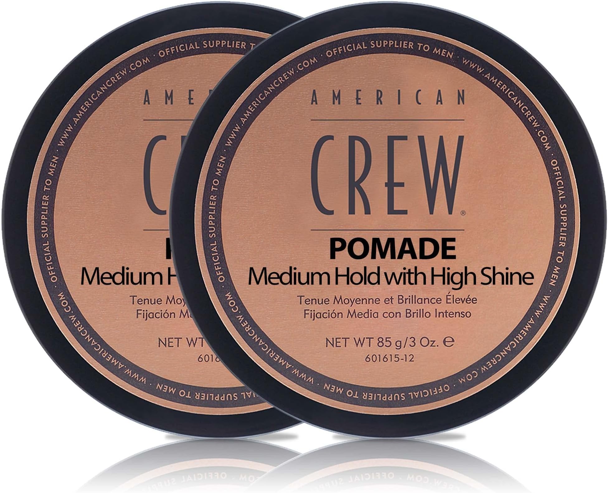 Amazon.com: Men's Hair Pomade by American Crew, Medium Hold with High ...