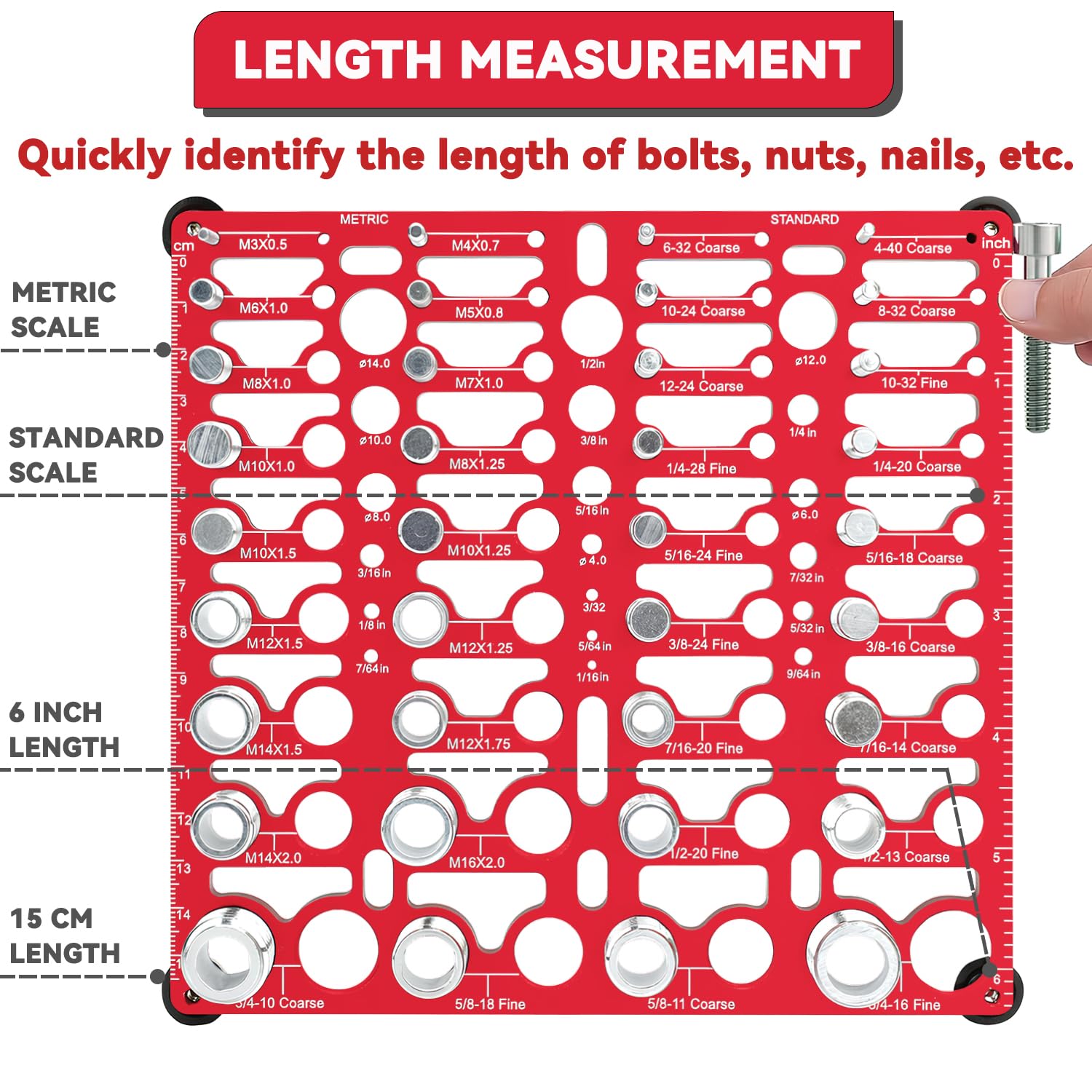 Snapklik.com : 55 Thread Checker - Nut And Bolt Thread Checker Standard ...