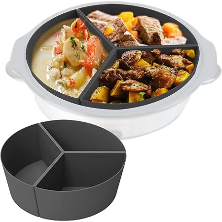 Amazon.com: Slow Cooker Liners, Silicone Slow Cooker Divider Insert Fit ...