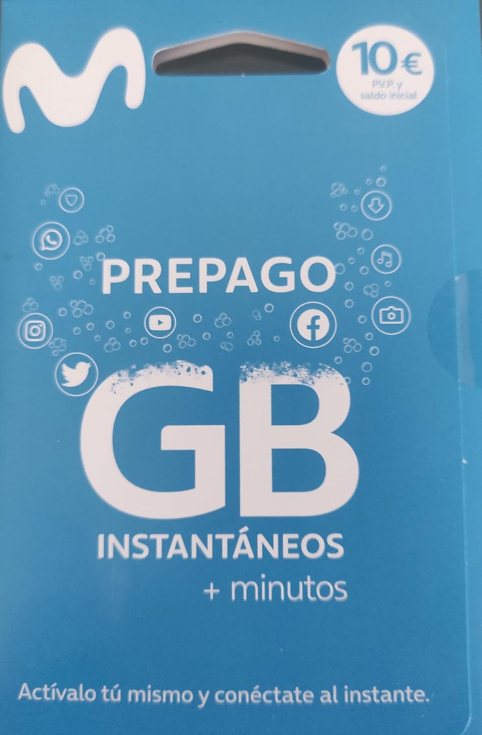 Movistar Prepay Sim Card with €10 Credit : Amazon.co.uk: Electronics ...