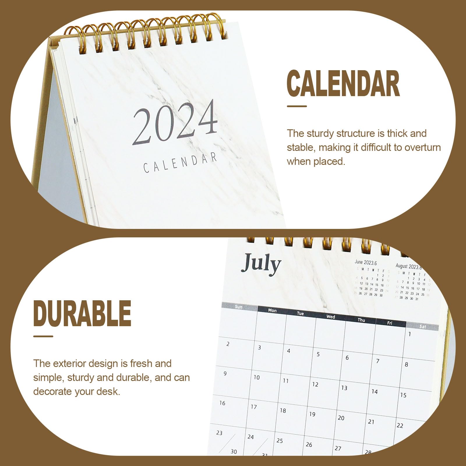 Snapklik.com : Desk Calendar Planner 2025-2026, Flip Desktop Calendar ...
