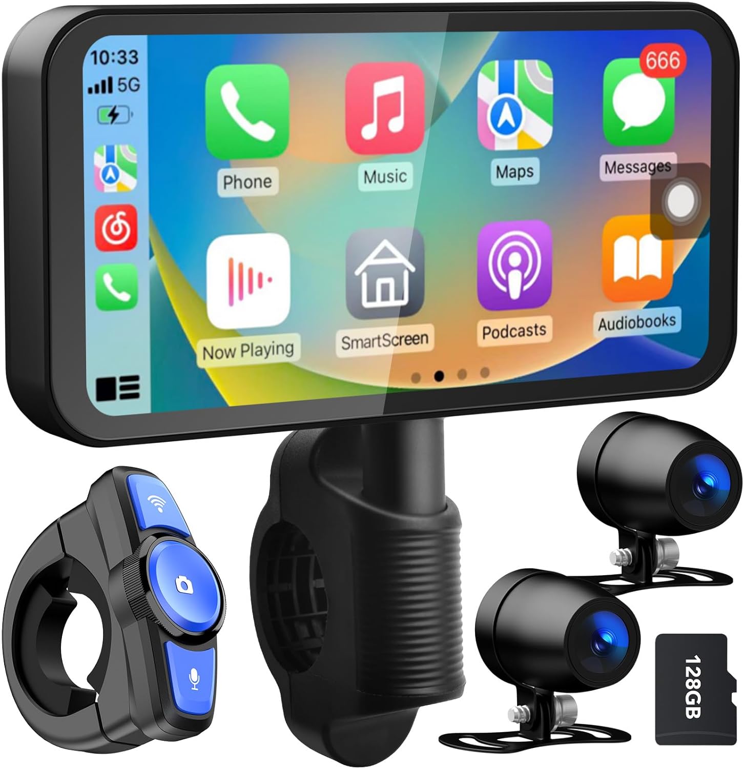 Amazon.com: LBW Portable Motorcycle DVR, Motorcycle Dash Cam, TPMS, 6. ...