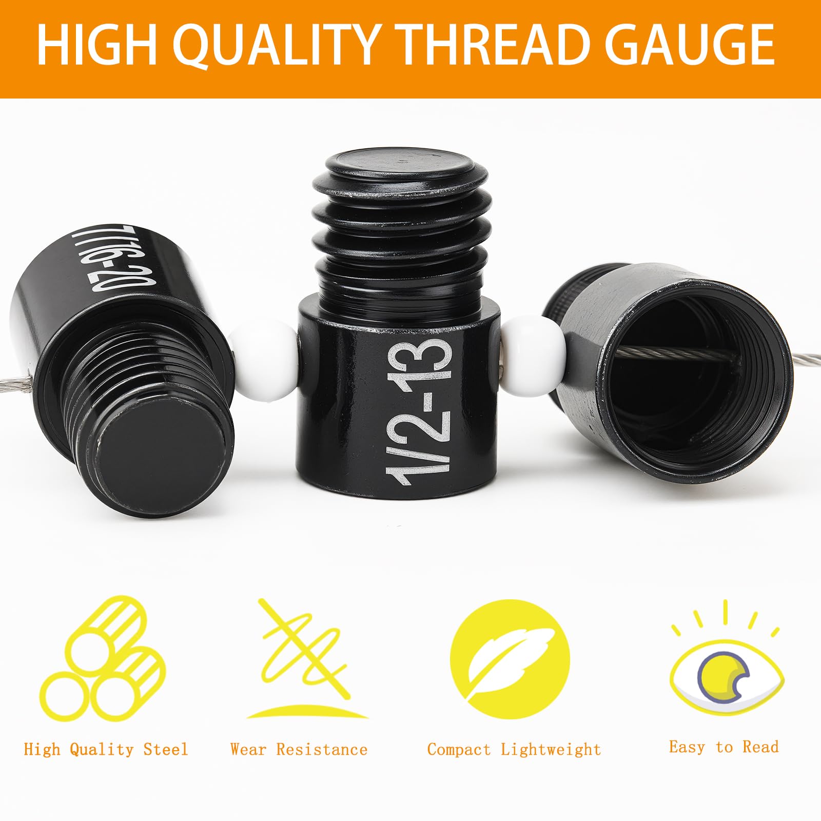 Snapklik.com : Nut And Bolt Thread Checker, Thread Checker Standard And ...