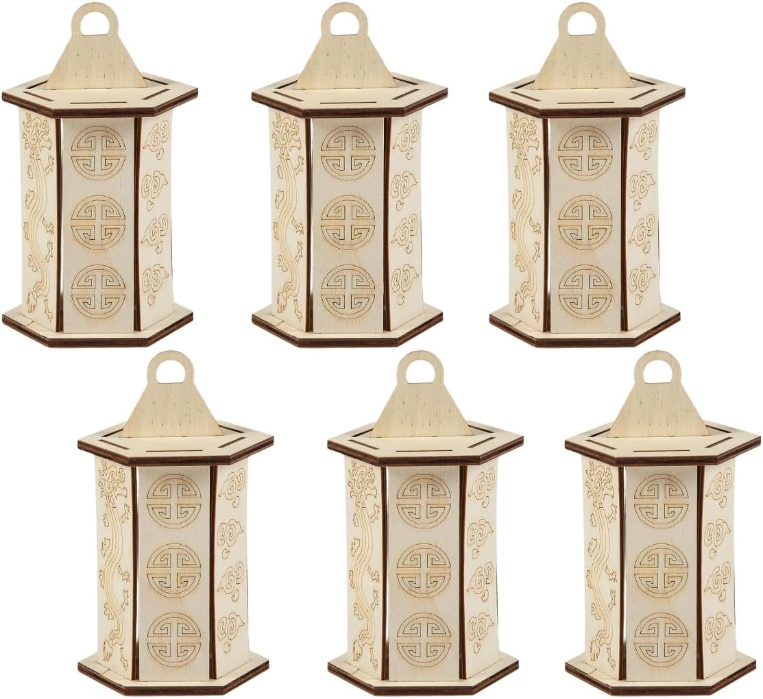 Amazon.com: Fun Express Color Your Own Asian Lanterns – 6 Pieces : Toys ...