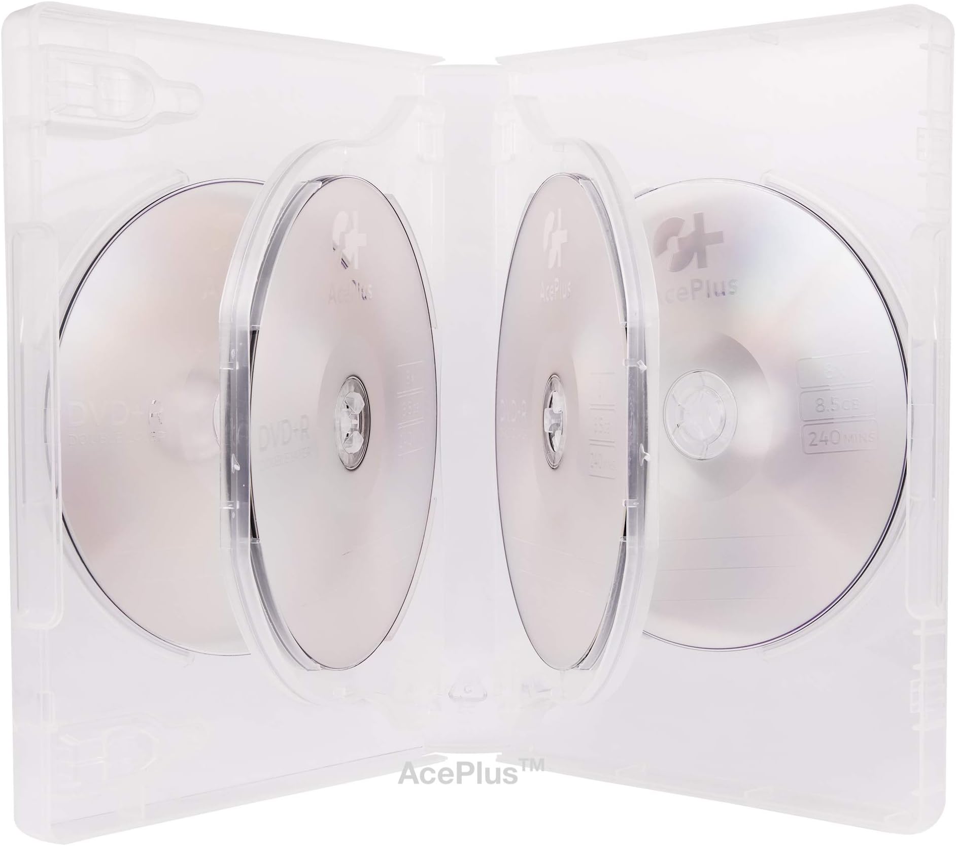 Amazon.com: New MegaDisc 1 Crystal Clear Standard 4 DVD Storage ...