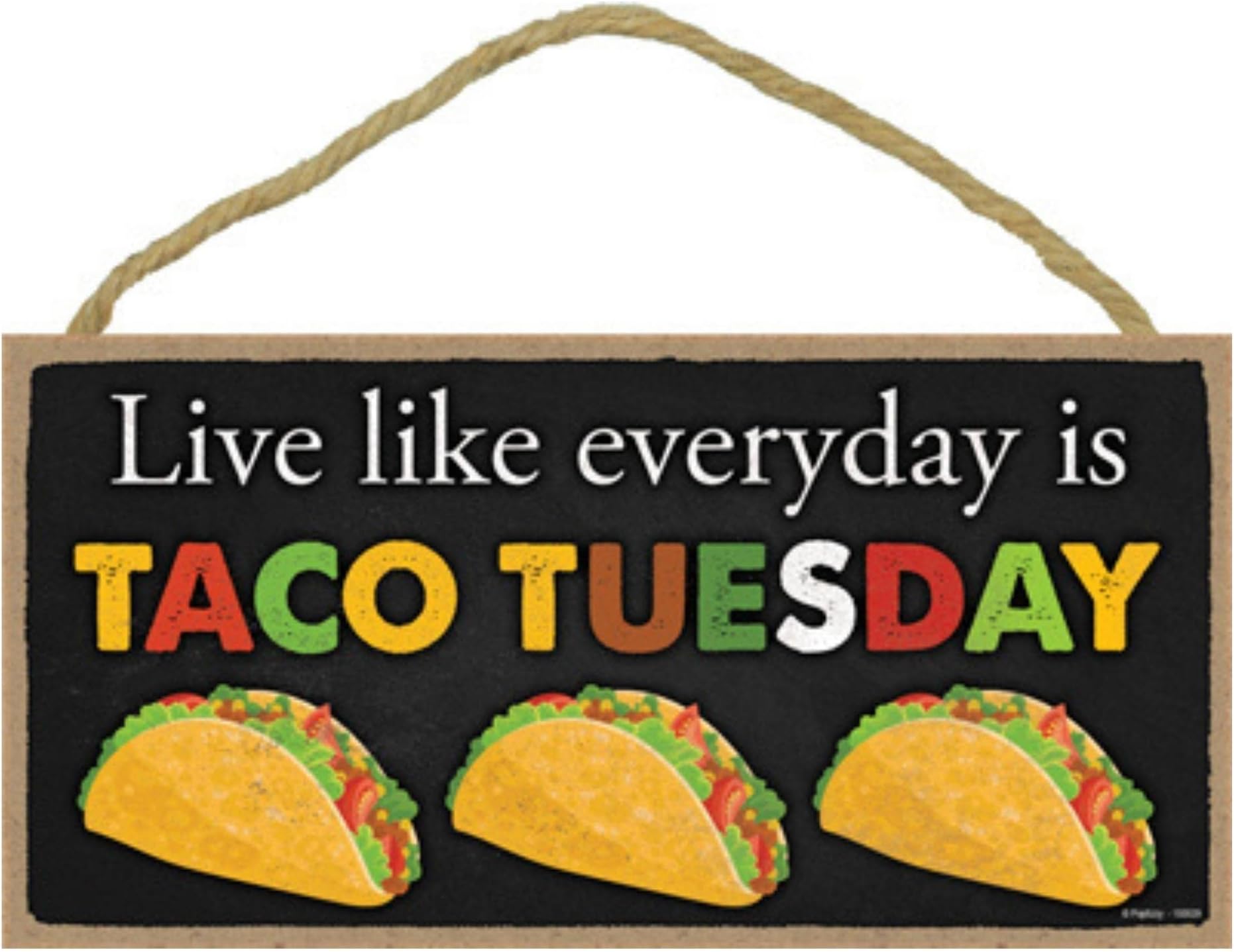 Amazon.com: Primitives by Kathy Life Happens Tacos Help Inset Home ...