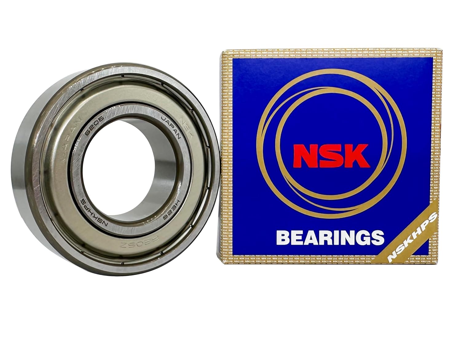 NSK 2PACK 6205ZZ 6205-2Z 25X52X15mm Double Metal Seal Bearings Made in Japan: Amazon.com ...