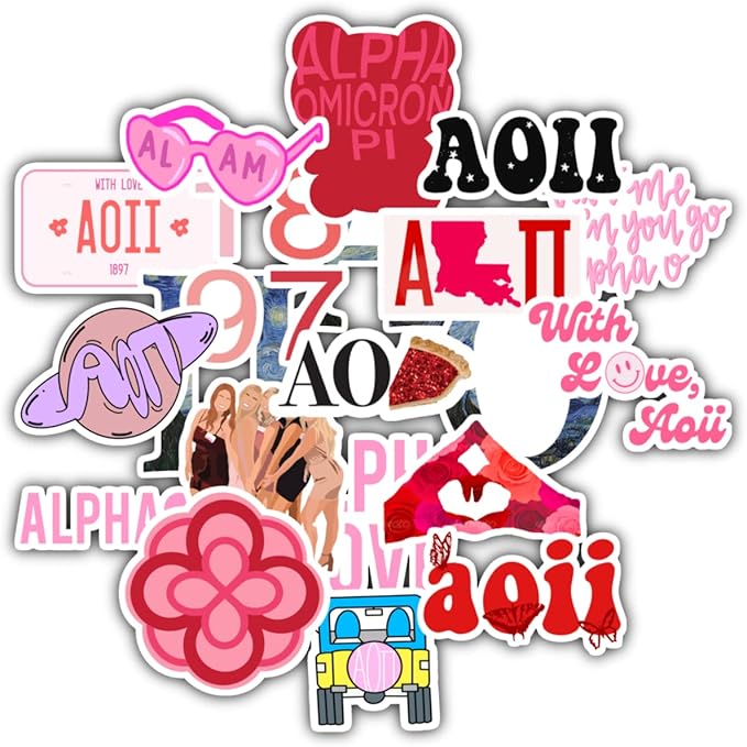 Amazon.com: BOLTSERVE 20 Pcs Stickers Packs Aoiii Vinyl of Colorful ...