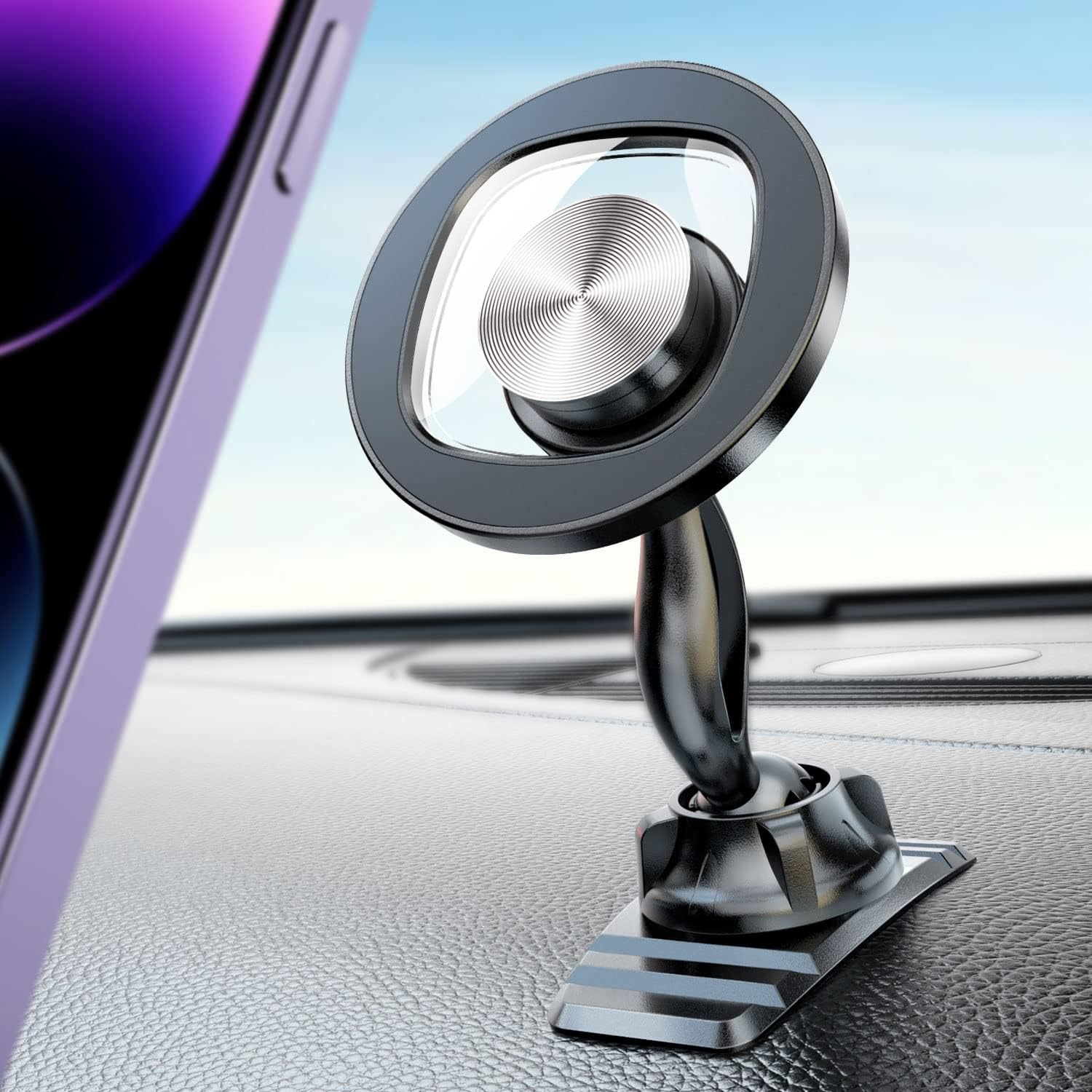 Amazon.com: Lamicall Fits Mag Safe Car Mount - Magnetic Phone Holder ...