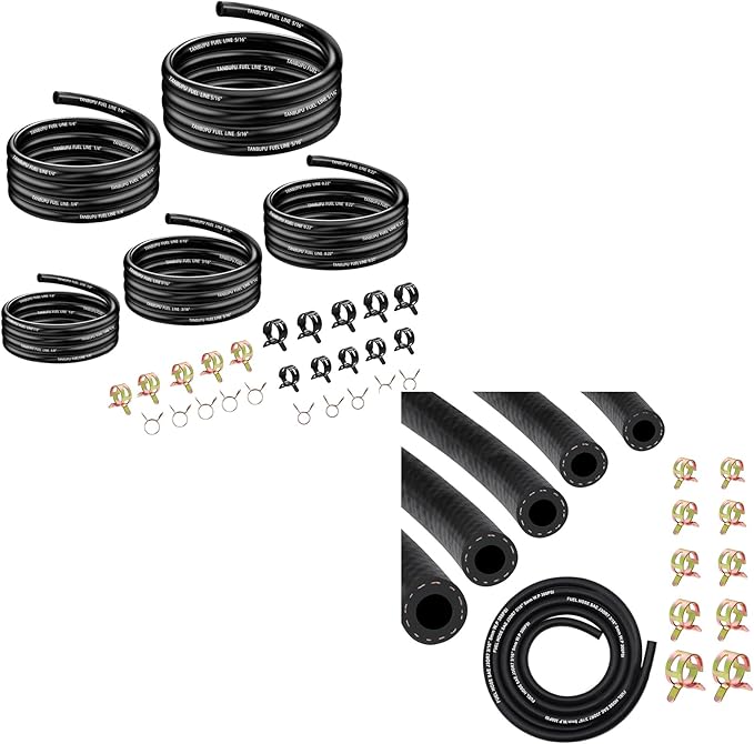 Amazon.com: Tanbupu 3.3Ft 5 Sizes+6.6Ft 5 Sizes fuel line : Automotive