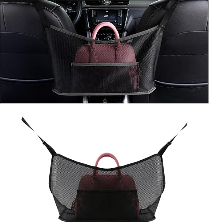 Amazon.com: Augeny Car Net Pocket Handbag Holder, Large Capacity Auto ...