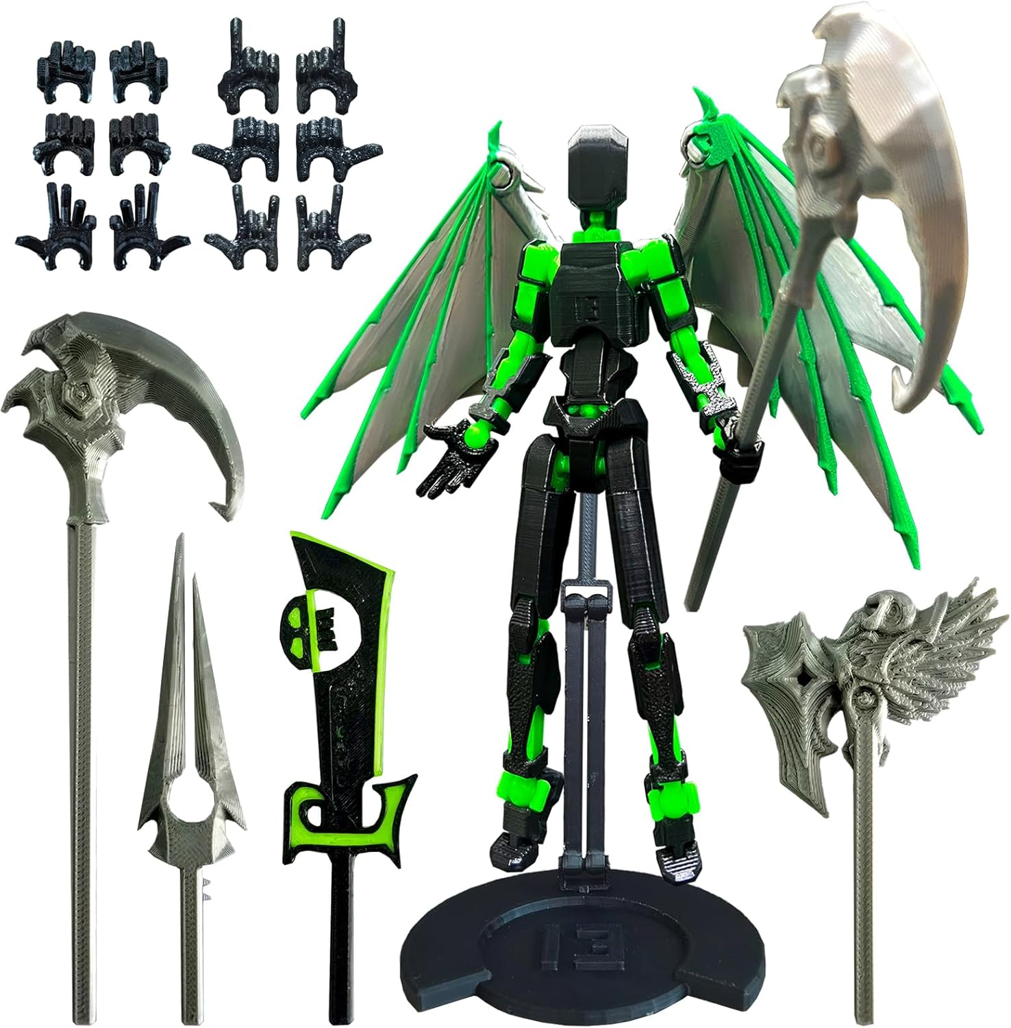 Amazon.com: altuco T13 Demon Action Figure with Multiple Accessories ...