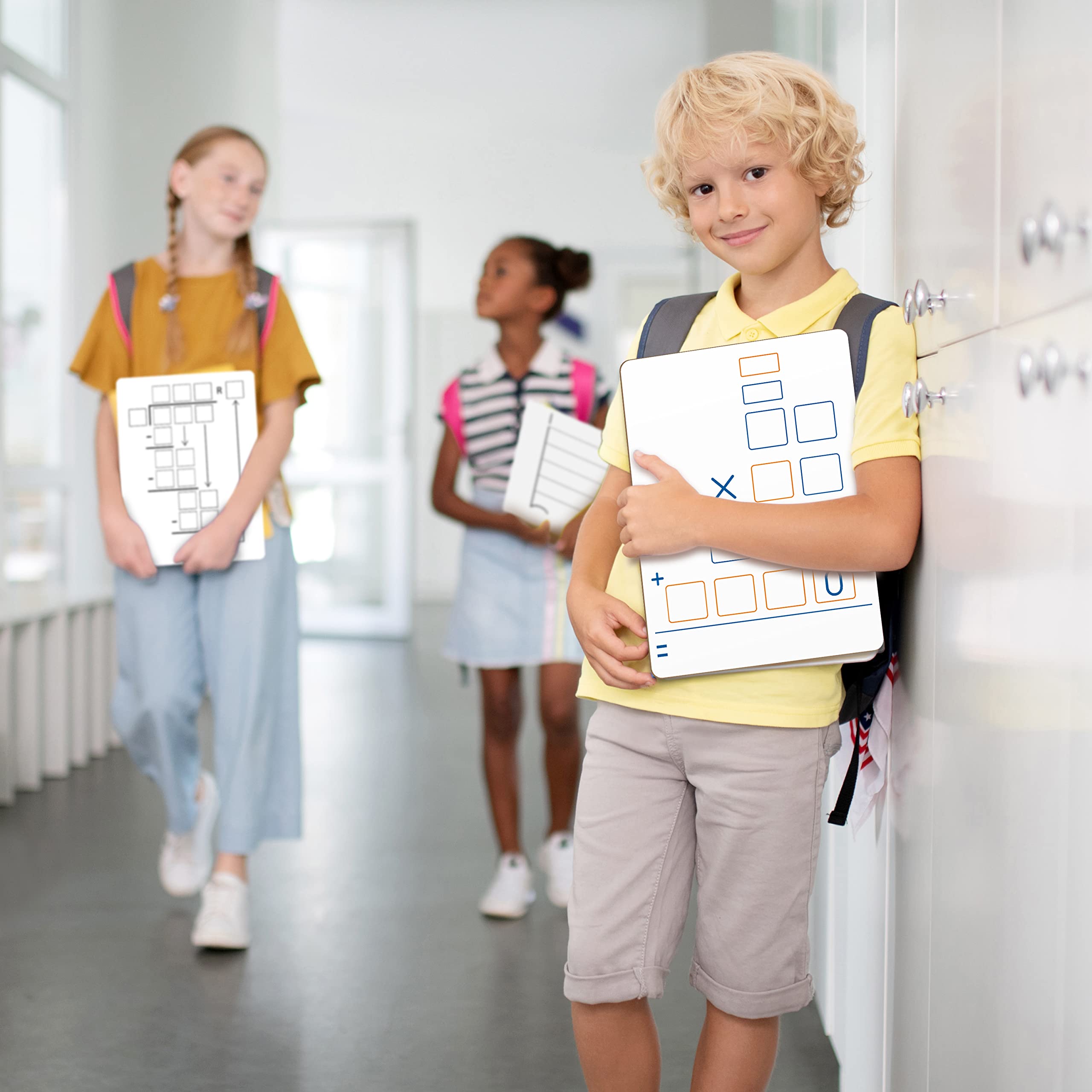 Snapklik.com : Dry Erase Multiplication & Division Board 9x12 Double ...