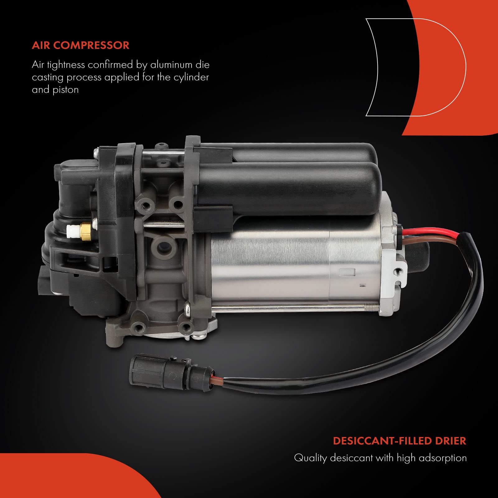 A-Premium Electric Air Suspension Compressor Compatible with Tesla S ...