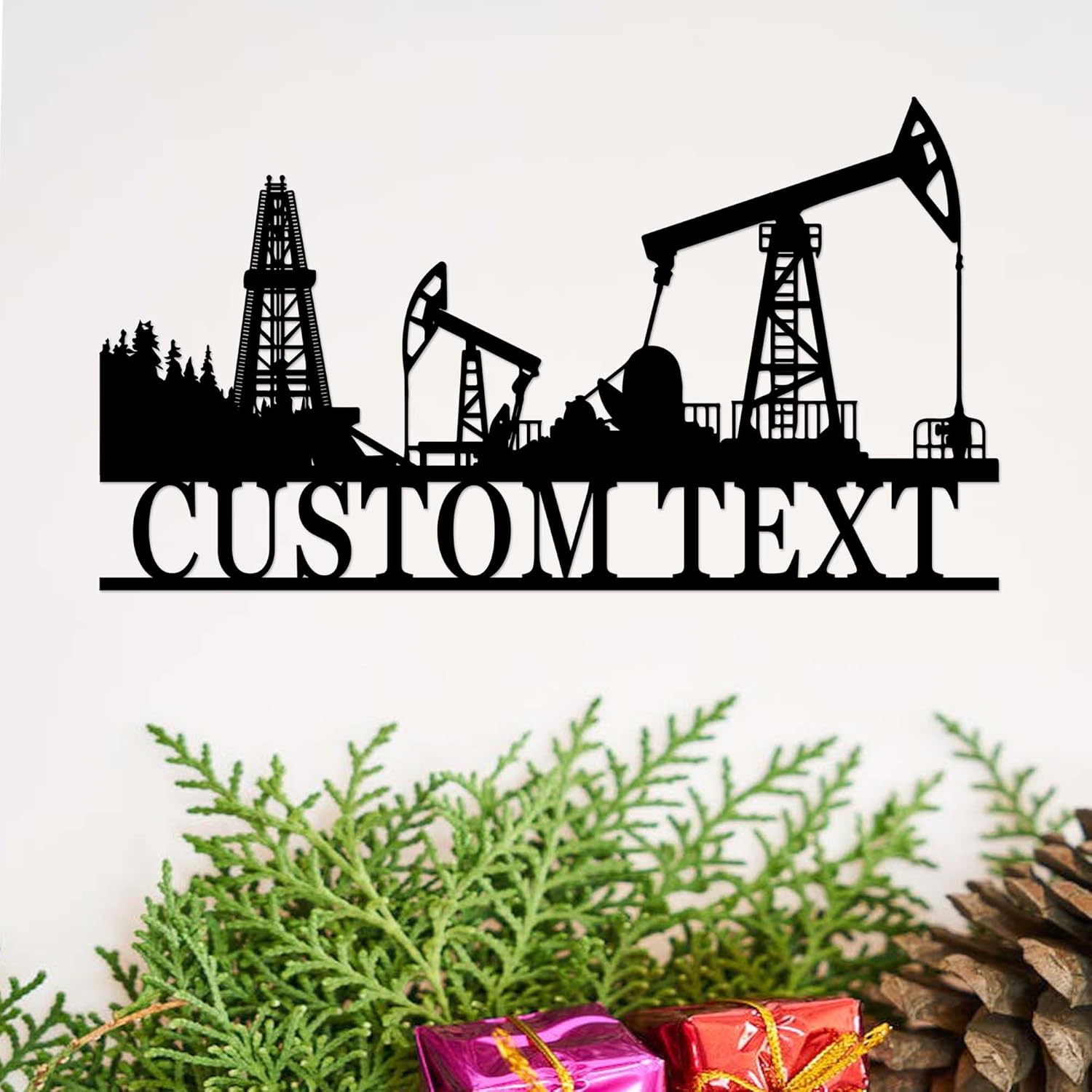 Amazon.com: Hyobeswe Custom Oilfield Metal Sign Personalized Oil Field ...