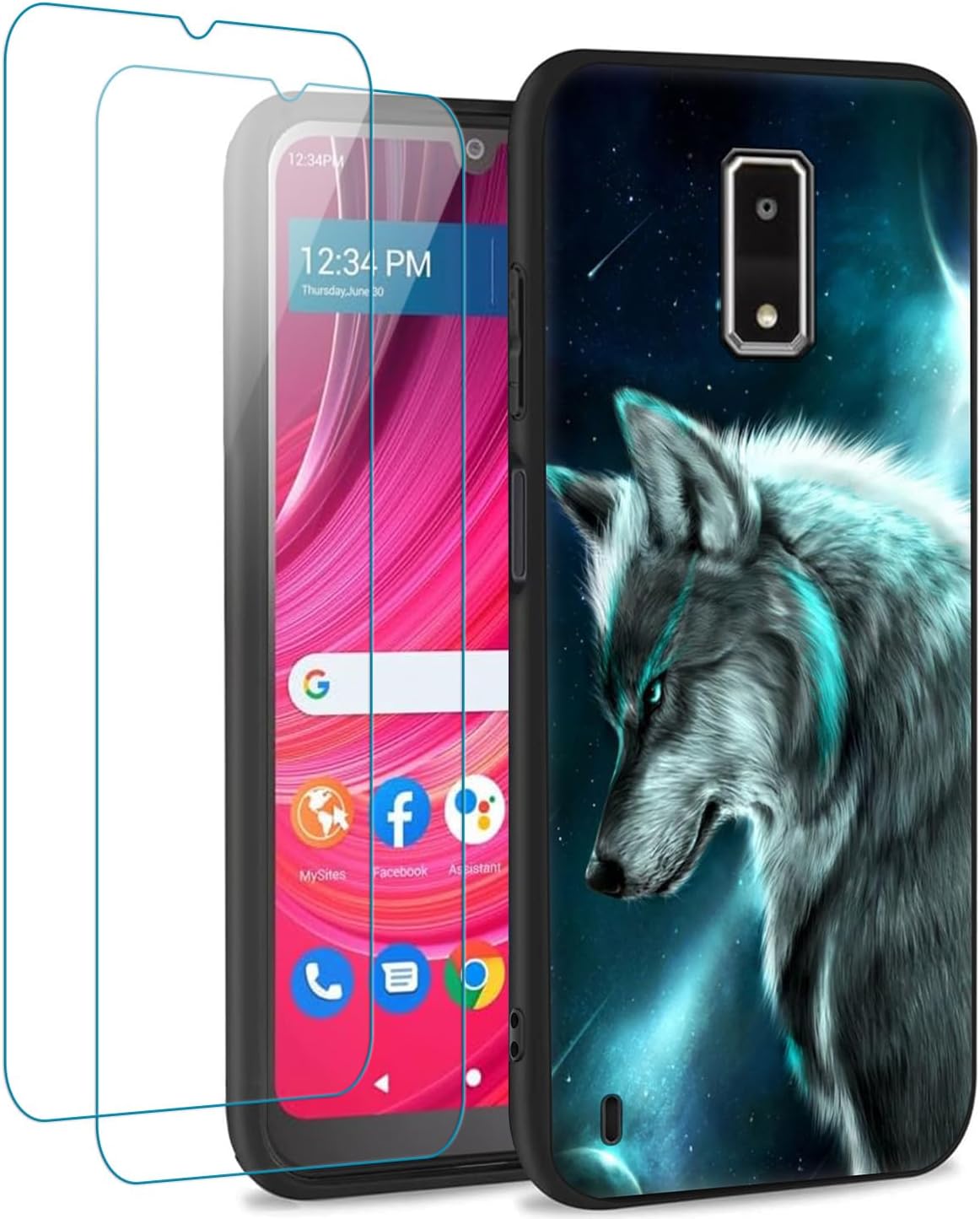 Amazon.com: QUIETIP Case Compatible with BLU VIEW 4 B135DL with Screen ...