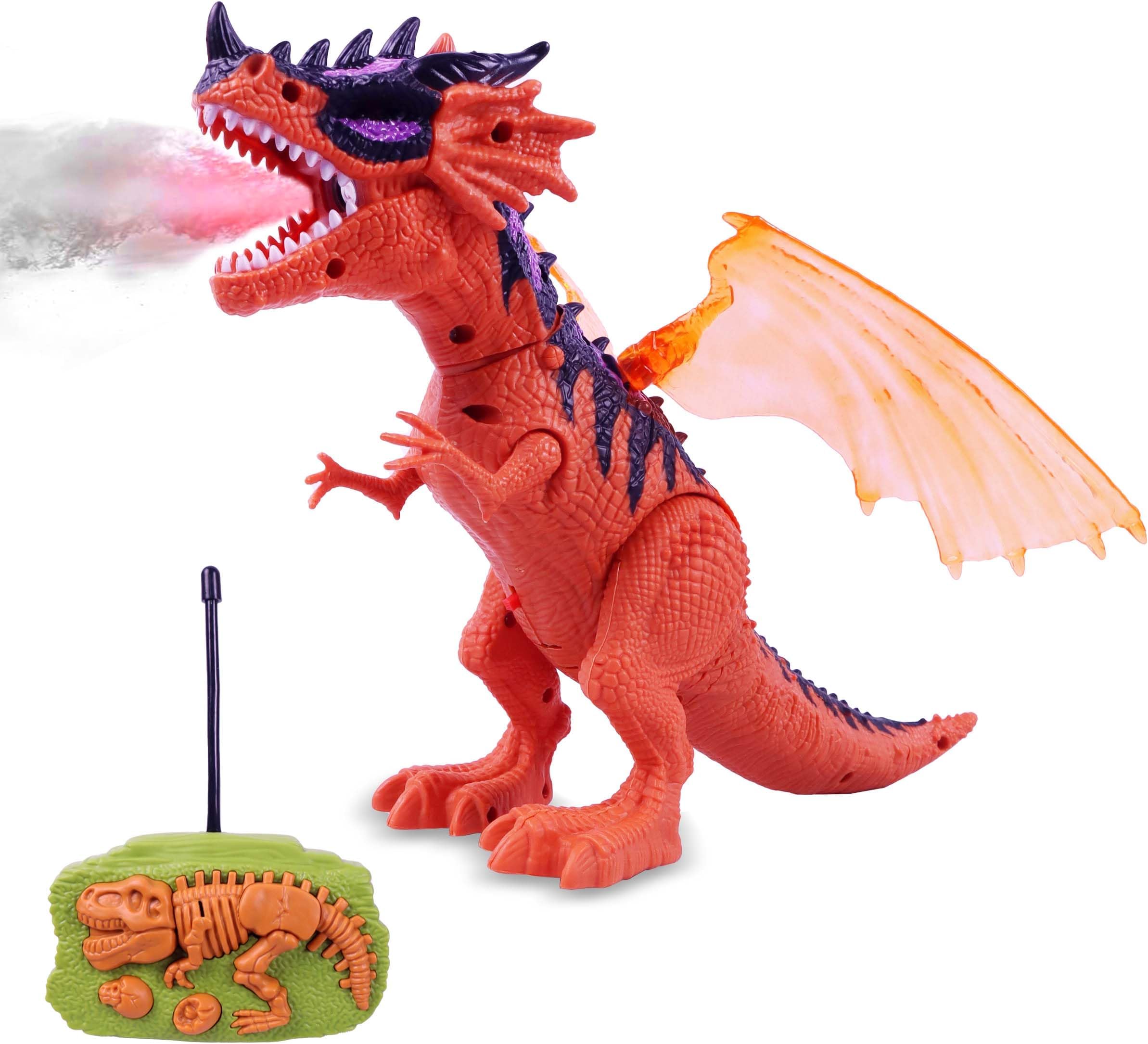 Buy Toyshine Remote Control Walking Dinosaur T-Rex with Water Mist ...